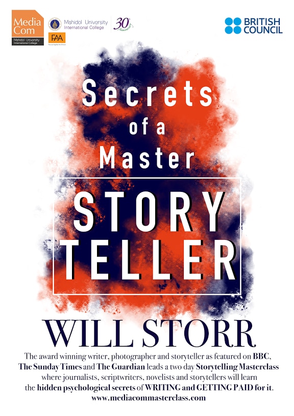 "Secrets of a Master STORYTELLER" by Will Storr | British Council